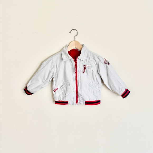 Radio Flyer | Jackets & Coats | Vintage Radio Flyer Wagons Embroidered ...